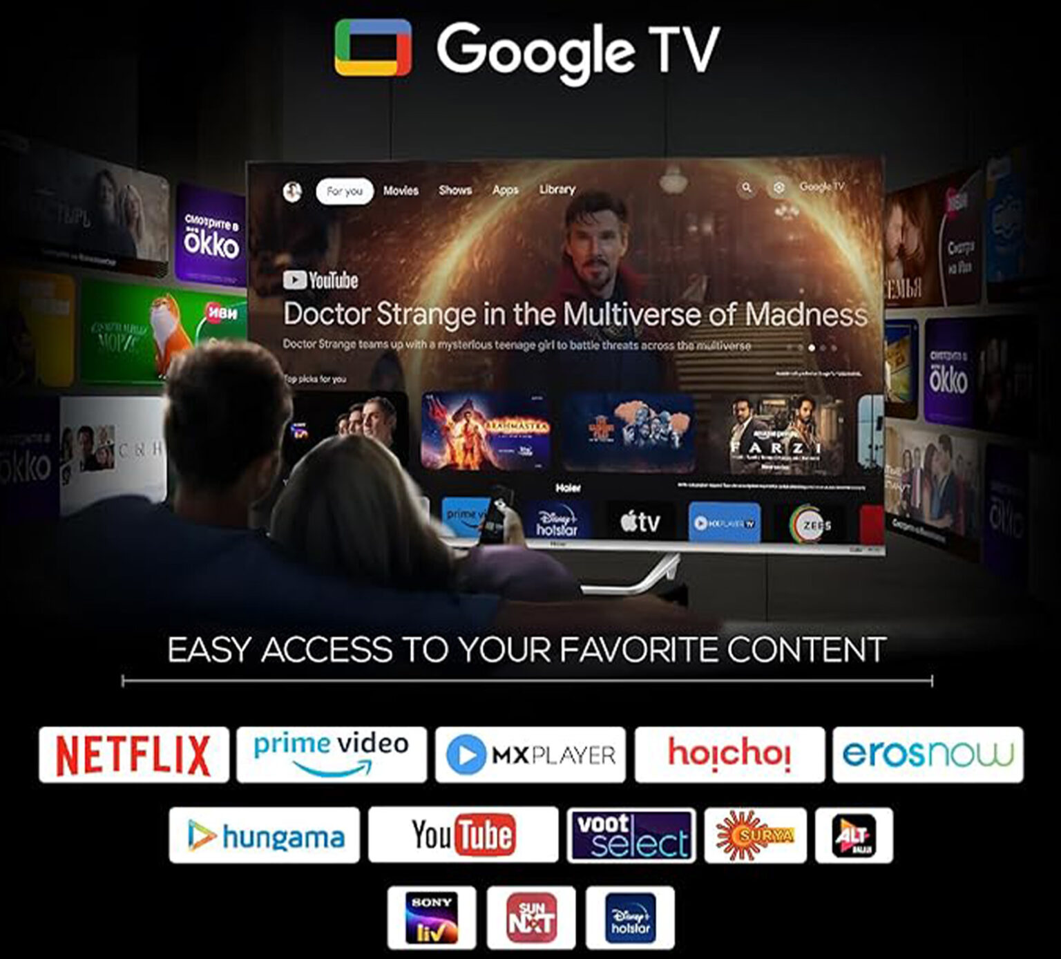 Haier 43 inch QLED Smart Google TV (43S800QT)