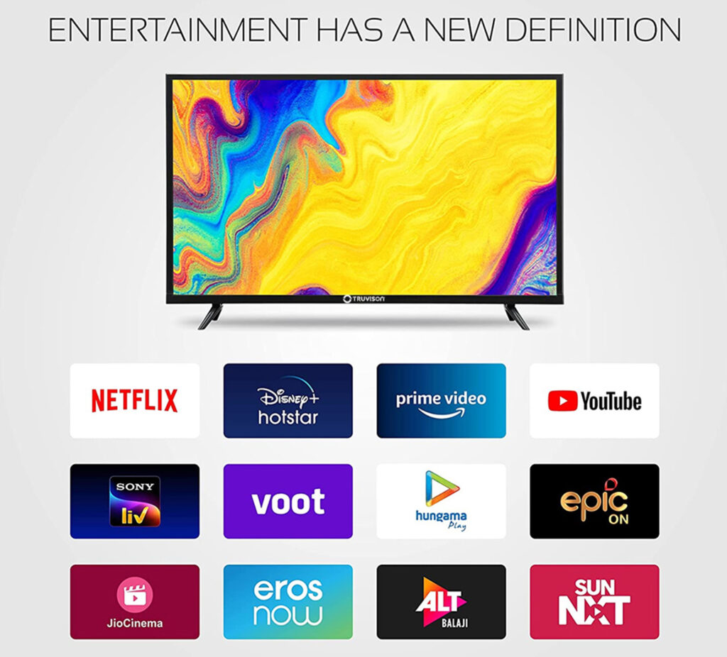 Truevision (TX-2472) 24 inch LED-Frameless Smart Android TV